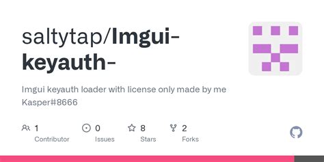 GitHub Saltytap Imgui Keyauth Imgui Keyauth Loader With License