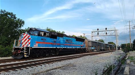 Metra SD70MACH 512 West K5LLA Horn Show Elgin Illinois On July 10