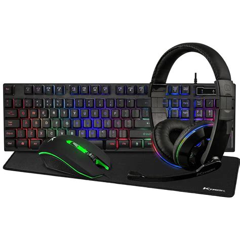 Kit Mobilador Gamer Para Jogar Teclado E Mouse Freefire VINIK
