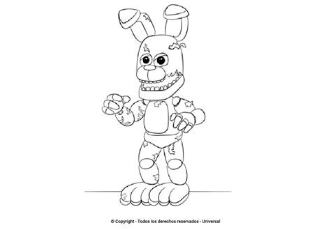 Los Mejores Dibujos De Five Nights At Freddys Para Colorear Todo