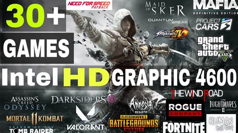 Intel Hd Graphic Test In Games Hd Test In Youtube