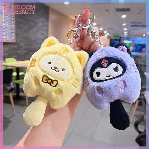 Móc Khóa Hình Gấu Bông sanrio kuromi kuromi my melody cinnamoroll Dễ