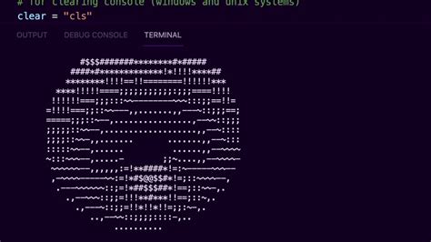 python 3d spinning ascii donut youtube