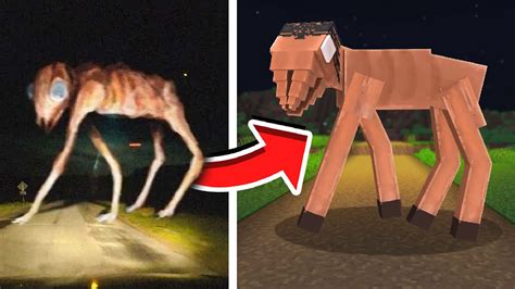 Eu Fiz Os Mobs Em PERSONAGENS ASSUSTADORES No MINECRAFT YouTube