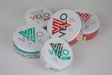Test New Nicotine Pouches Velo Menthe Fresh And Velo Fruits Rouges