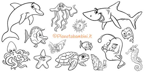 Disegni Da Colorare Pesci Marini