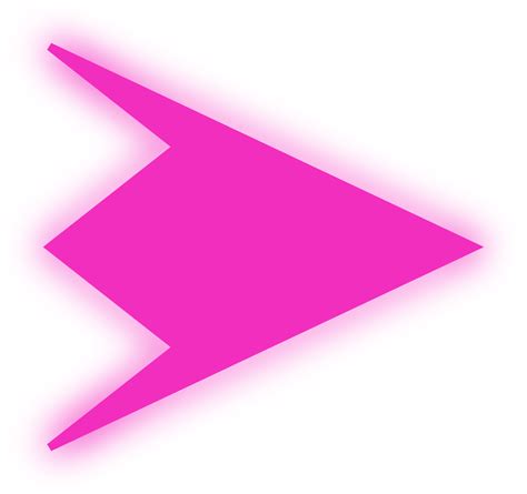 Neon Pink Arrow 18745806 PNG