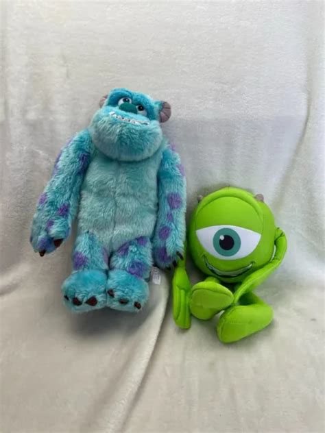 DISNEY PIXAR MIKE And Sulley Sully Monsters Inc Talking Soft Toy