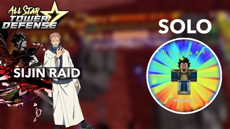 Sijin Raid Solo With Asta All Star Tower Defense YouTube