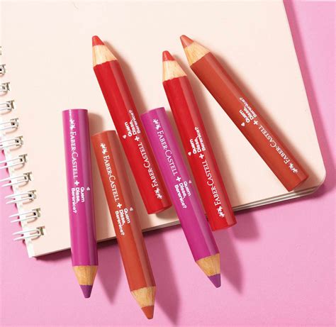 Combo QDB E Faber Castell Lápis Jumbo 3 Em 1 Damasco 1 2g Vermelho 1