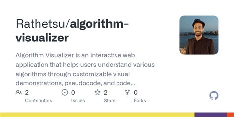 github rathetsu algorithm visualizer algorithm visualizer is an interactive web application