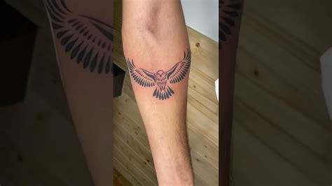 Tribal Eagle Forearm Tattoos