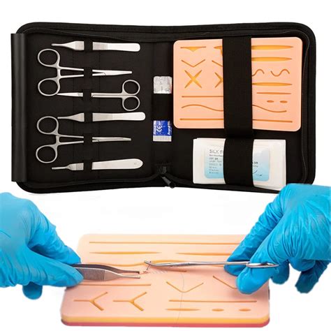 Kit De Almohadillas De Sutura De Piel Para Heridas Kit De Almohadillas
