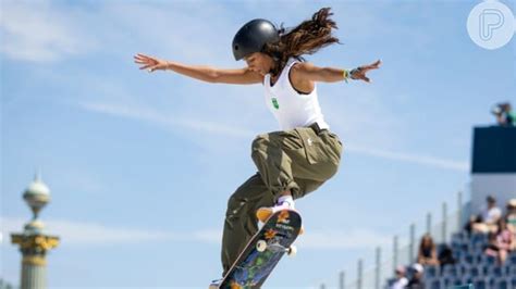 Foto Rayssa Leal Competiu Na Modalidade Skate Street Nas Olimp Adas De