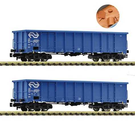 Fleischmann 830258 2 tlg Set Offene Güterwagen NS World of Trains