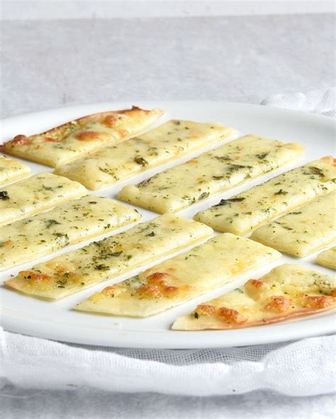 Käse Knoblauchbrot Ruck zuck gemacht mit Tortilla Wraps mix dich