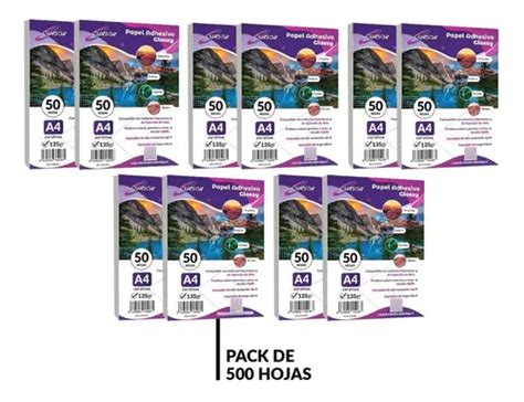 Papel Adhesivo Glossy A G Hjs Antioxido Envio Inc