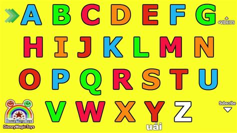 Aprender el alfabeto abecedario en ingles para niños YouTube