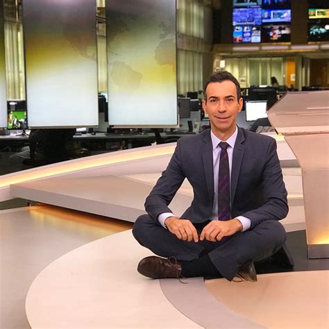 Cesar Tralli Vai Apresentar O Jornal Nacional Famosos Gazeta Online