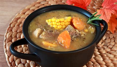Sancocho de jamón con vegetales