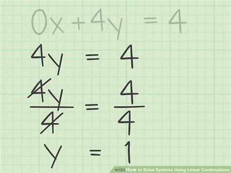5 ways to solve systems using linear combinations wikihow