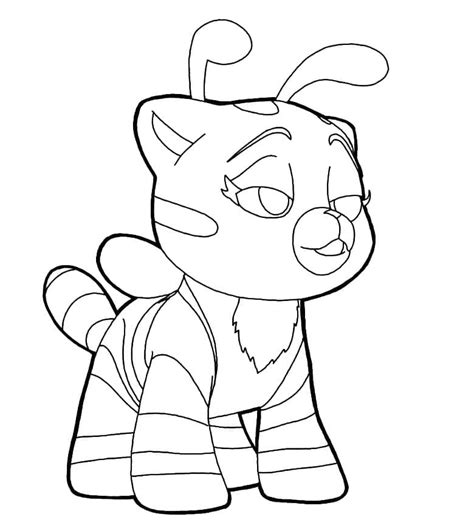 Coloriage Cat Bee de Poppy Playtime télécharger et imprimer gratuit
