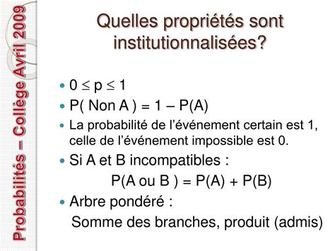 Ppt Notion De Probabilit En Classe De Troisi Me Les Probabilit S