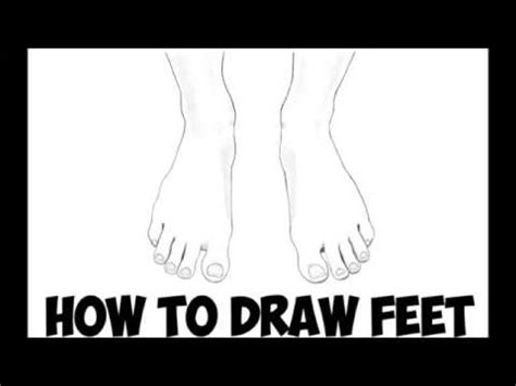 How To Draw Feet Front View Easy Step By Step For Beginners How To