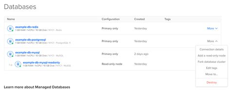 how to fork a postgresql database cluster digitalocean documentation