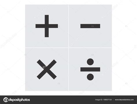 Im Genes Signos De Operaciones Matematicas Signos Operaciones