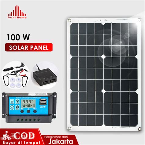 60W 100W SOLAR PANEL PANEL SURYA PEMBANGKIT LISTRIK TENAGA SURYA 60W