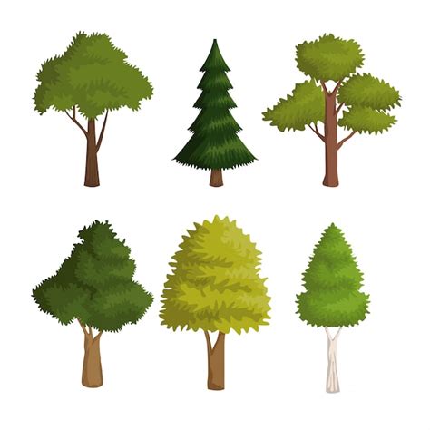 Premium Vector Nature Icons Set