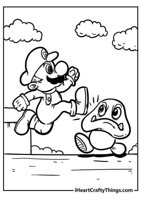 Super Mario Coloring Pages Cartoon Coloring Pages Coloring Book Pages