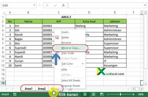 cara copy banyak sheet sekaligus di excel