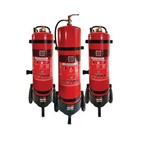 Mild Steel A B C Dry Powder Type Ceasefire Wheeled Fire Extinguisher