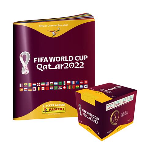 Combo Álbum Normal Caja De 104 Sobres Panini Mundial Qatar 2022