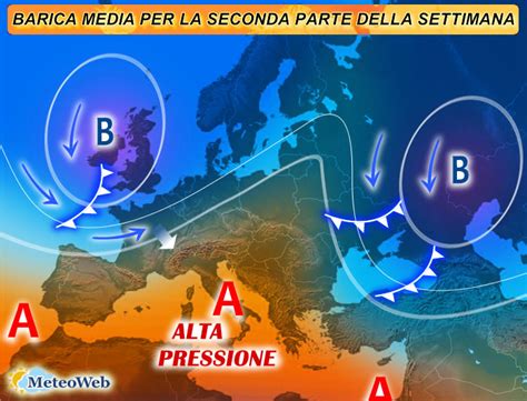 Previsioni Meteo torna l Anticiclone nella 2ª parte della settimana
