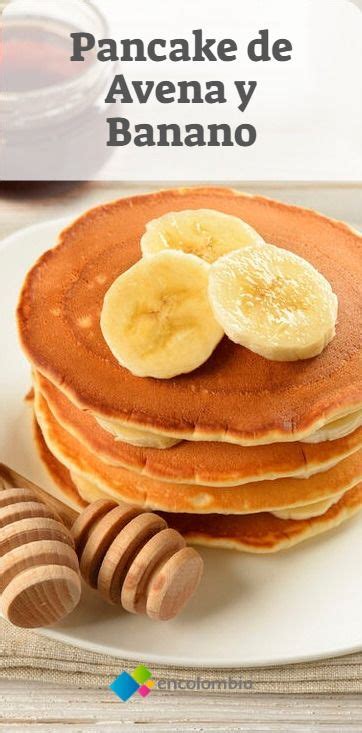 Pancake De Avena Y Banano Receta Pancakes De Avena Y Platano