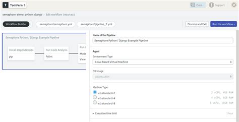 python continuous integration and deployment from scratch semaphore