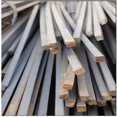 10 Mm Mild Steel Square Bar For Construction 6 Meter At Rs 45 Kg In