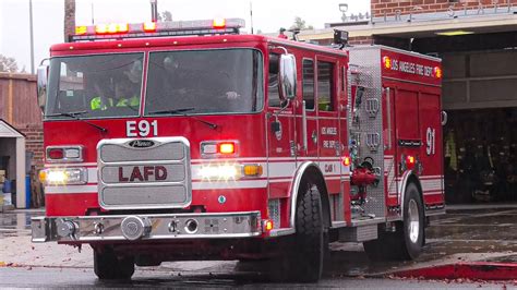 Lafd Engine Responding Youtube