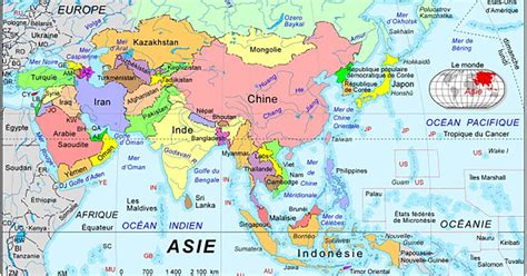 Haut Imagen Carte D Asie Fr Thptnganamst Edu Vn