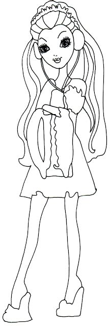 Raven Queen Getting Fairest Coloring Page Free Ever After High