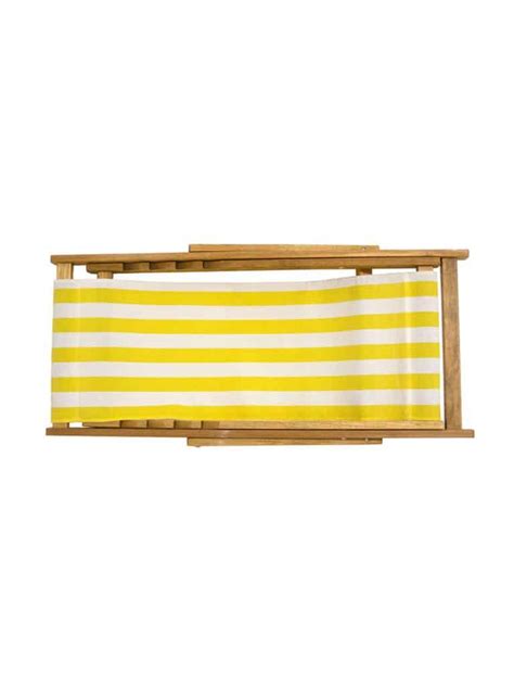 Traditional Deckchair Yellow Stripe EPH Creative Event Prop Hire