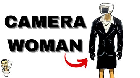 Cómo DIBUJAR laCAMERAWOMAN Skibidi Toilet How to DRAW CAMERAWOMAN