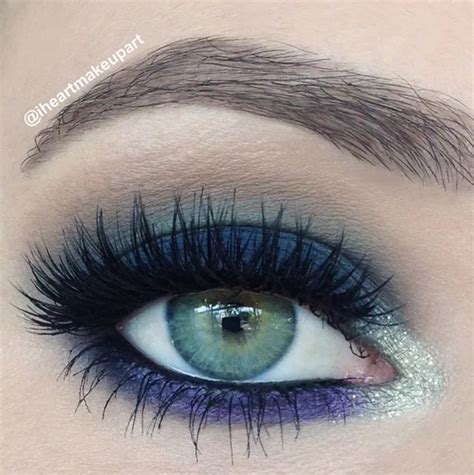 Navy Blue Smokey Eye