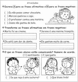 Tipos De Frases 4 Ano