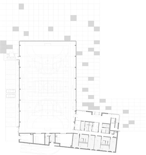 gymnasium and town hall esplanade in chelles by lan architecture