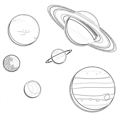 100 Desenhos Do Sistema Solar Para Imprimir E Colorir Pintar