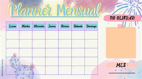 Planner Mensual Sandra Elizabeth Ballena Custodio UDocz
